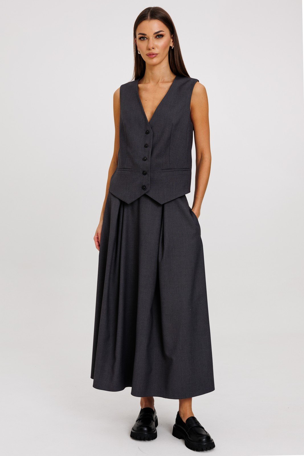 Костюм с юбкой 4234-4235-04 Kivviwear купить в интернет магазине | в наличии